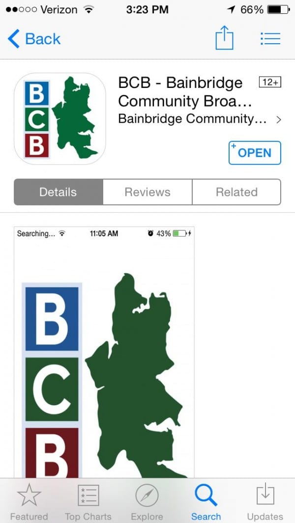 BCB page at App Store - copy - BCB: The Voices of Bainbridge Island